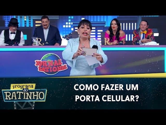 Milene Pavorô ensinou a fazer um porta celular barato e rápido ...